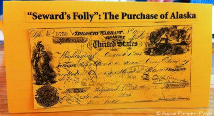 1867: Alaska was purchased from Russia for $7.2 million. The purchase ...