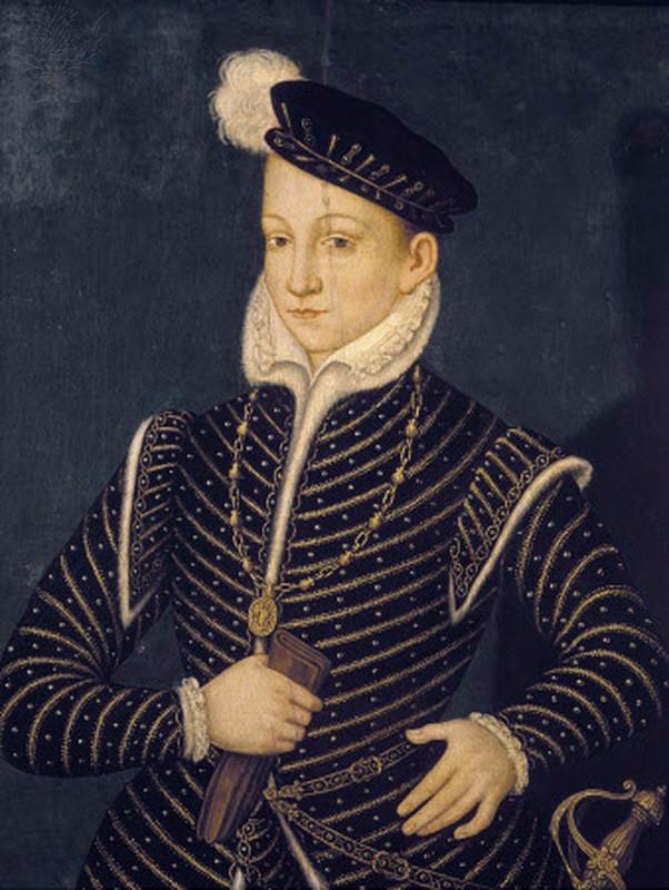 CHARLES IX OF FRANCE/n(1550-1574). - King of France, 1560-74. Oil on ...