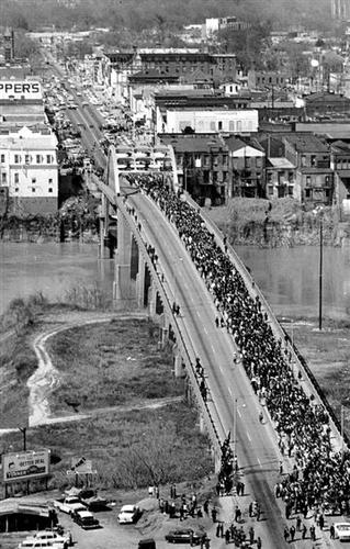 After a long time Marther Luther King was able to march across the ...