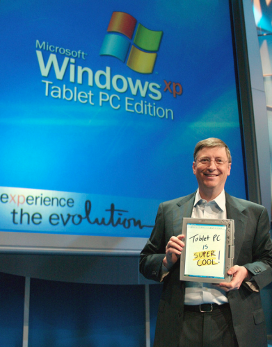 2000: Windows XP Tablet PCs