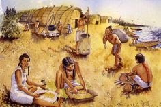 Cherokee's women farming
