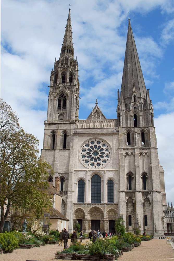 Chartres Cathedral, France (Robin Poitou, CC BY-SA 3.0 , via Wikimedia ...