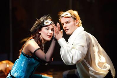 The party that romeo went to with the mask