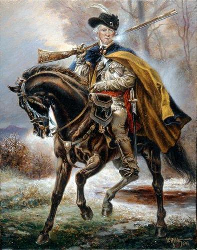 This is Brigadier General Daniel Morgan's battle picture.