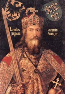 Charlemagne, one of the kings of the Franks from 768 to 814, crowned ...