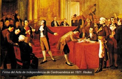 1821: Costa Rica obtiene su independencia el 15 de septiembre de 1821