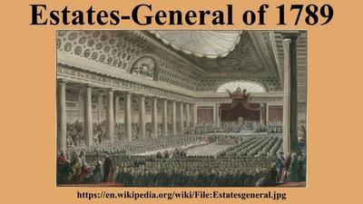 Estates General Meeting May 5, 1789