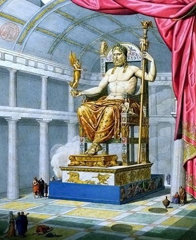 A görögök több istenben hittek. Főistenük Zeusz volt.