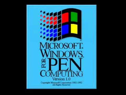 1992: Windows for Pen Computing 1.0