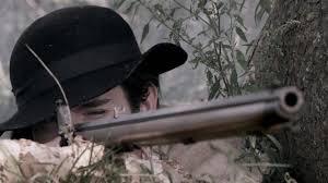 Sniper taking a shot