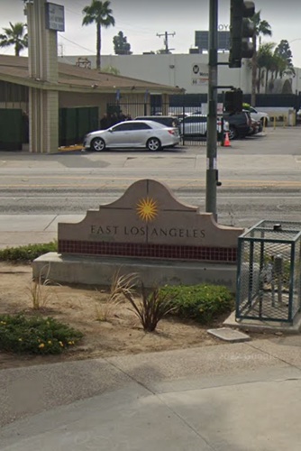East Los Angeles Welcoming Sign (By Google Maps)