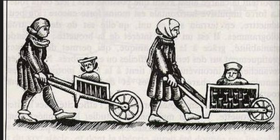 This was the first wheelbarrow used in Europe