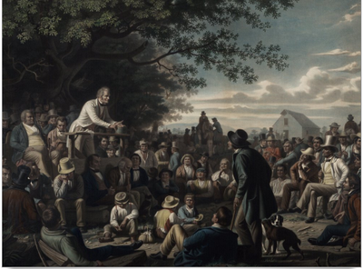 An image of the new republic struggling to define and extend democratic ...