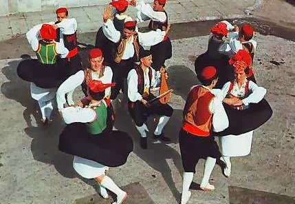 The costumes from Istria are influenced by the Adriatic style of the coast.