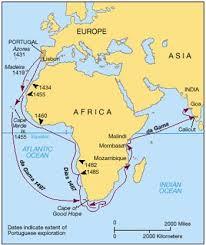 in 1420 Portugal begins mapping coast of Africa. A guy named Prince ...