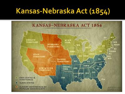 Bleeding Kansas (Kansas Nebraska Act) - 1854