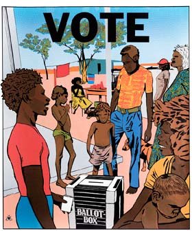 1962: Rights for Indigenous people to vote federally