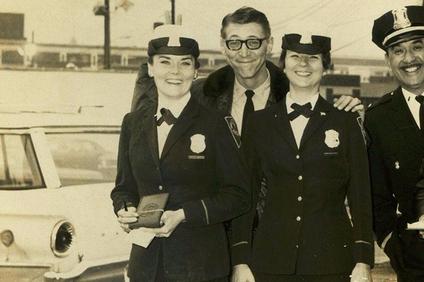 Taken in 1970, this photo shows Officers Betty Blankenship (left) Elizabeth Coffal (right). The ...