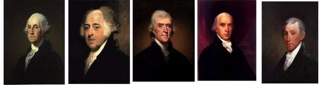 The First Five Presidents