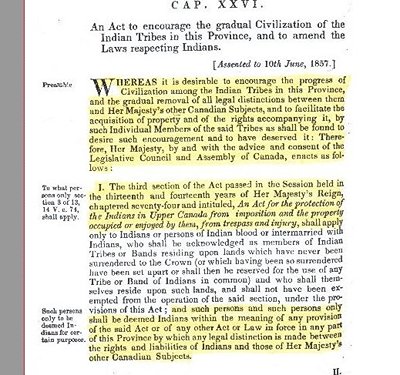 Gradual Enfranchisement Act 1869