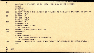 Пример кода на Fortran