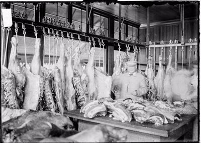 A meat packing plant in Chicago, Illinois.