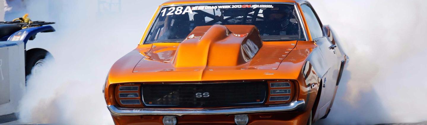 The drag strip can be really fun to watch.