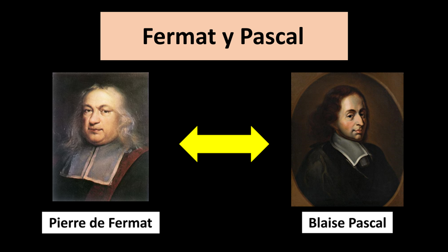 Fermat y Pascal iniciaron los estudios del cálculo de probabilidades ...