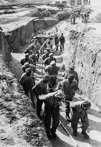 Life at a typical German concentration camp.