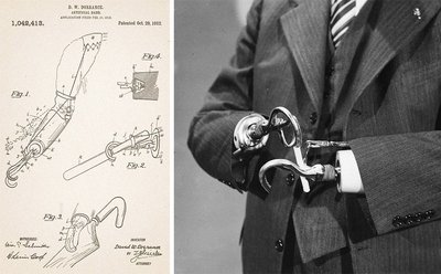 This Image shows a blueprint of the old prosthetic hand. As we can see ...