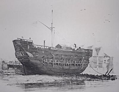 A British prison ship