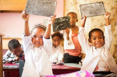 Students in Madagascar