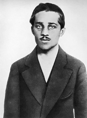 This is Gavrilo Princip the man who killed Franz Ferdinand.