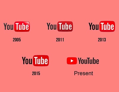 Youtube logo/icon has not changed much.