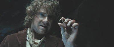 Bilbo and the invisibility ring