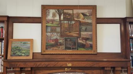 1935 – painting “Inand Out” current location Mt. Ayr public library