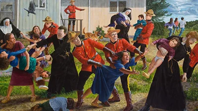 Kent Monkman (2017) "The Scream"