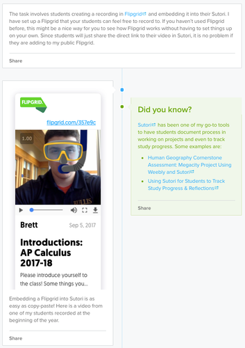 Using Sutori + Flipgrid