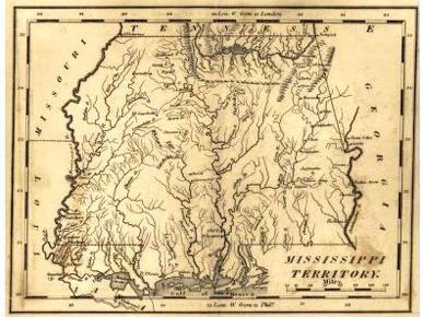 1798: Mississippi Territory created.
