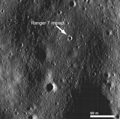 Jul. 31, 1964 - Ranger 7 transmits the first close range images of the Moon
