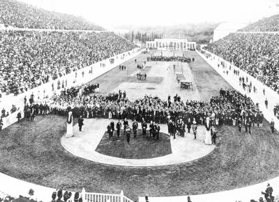 first modern Games in Athens in 1896.