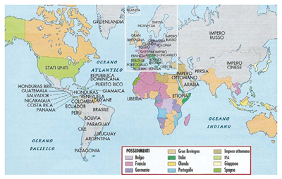 Testo 4 Gli imperi coloniali alla fine dell'Ottocento. Da Paolo di ...