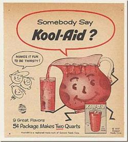 Original Kool-Aid Man Ad Poster