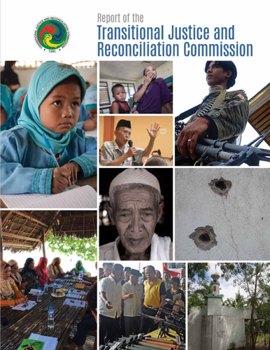 Cover of TJRC's final report.