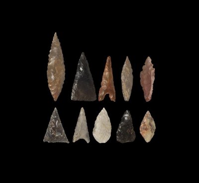 An arrowhead is a tip, usually sharpened, added to an arrow to make it ...