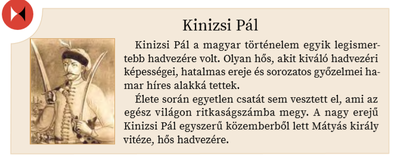 Olvassátok el Kinizsi Pálról szóló szöveget!