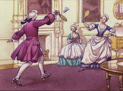 On January 1st, 1600, shuttlecock and battledore were both becoming ...