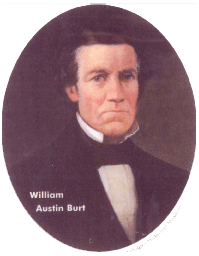 (1829) American William Burt patents "typographer" (typewriter)
