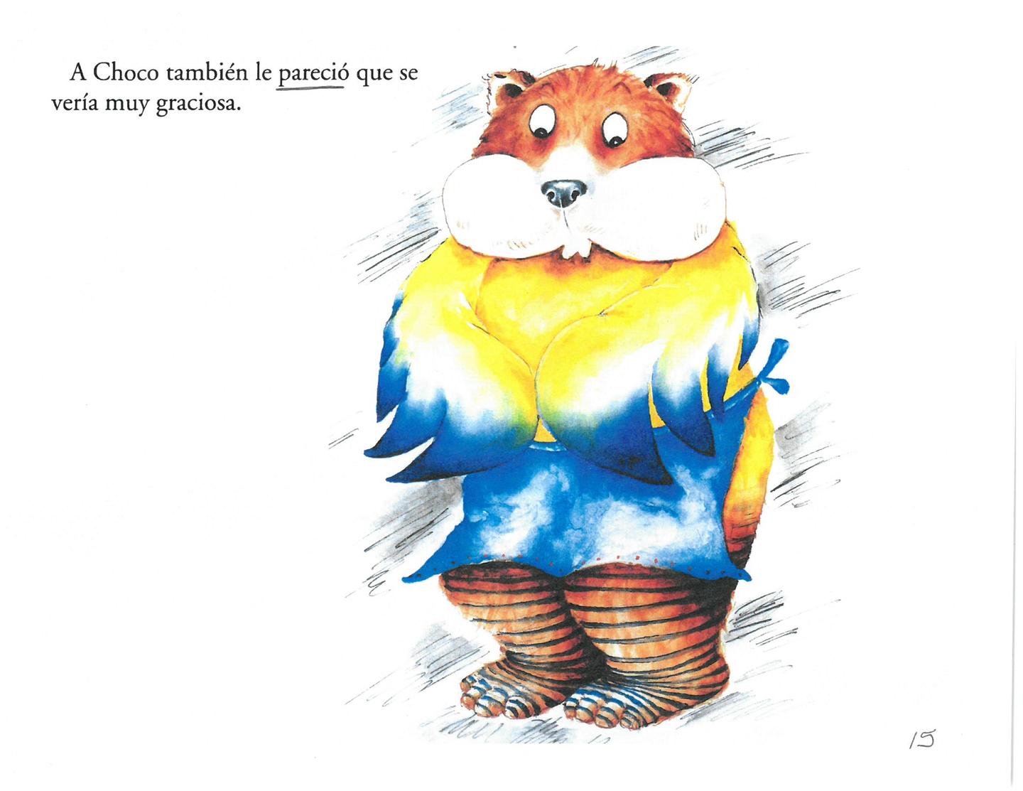 To Choco it also seemed that she would look very funny.