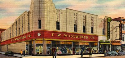 This is Woolworth where Greensboro four protested.